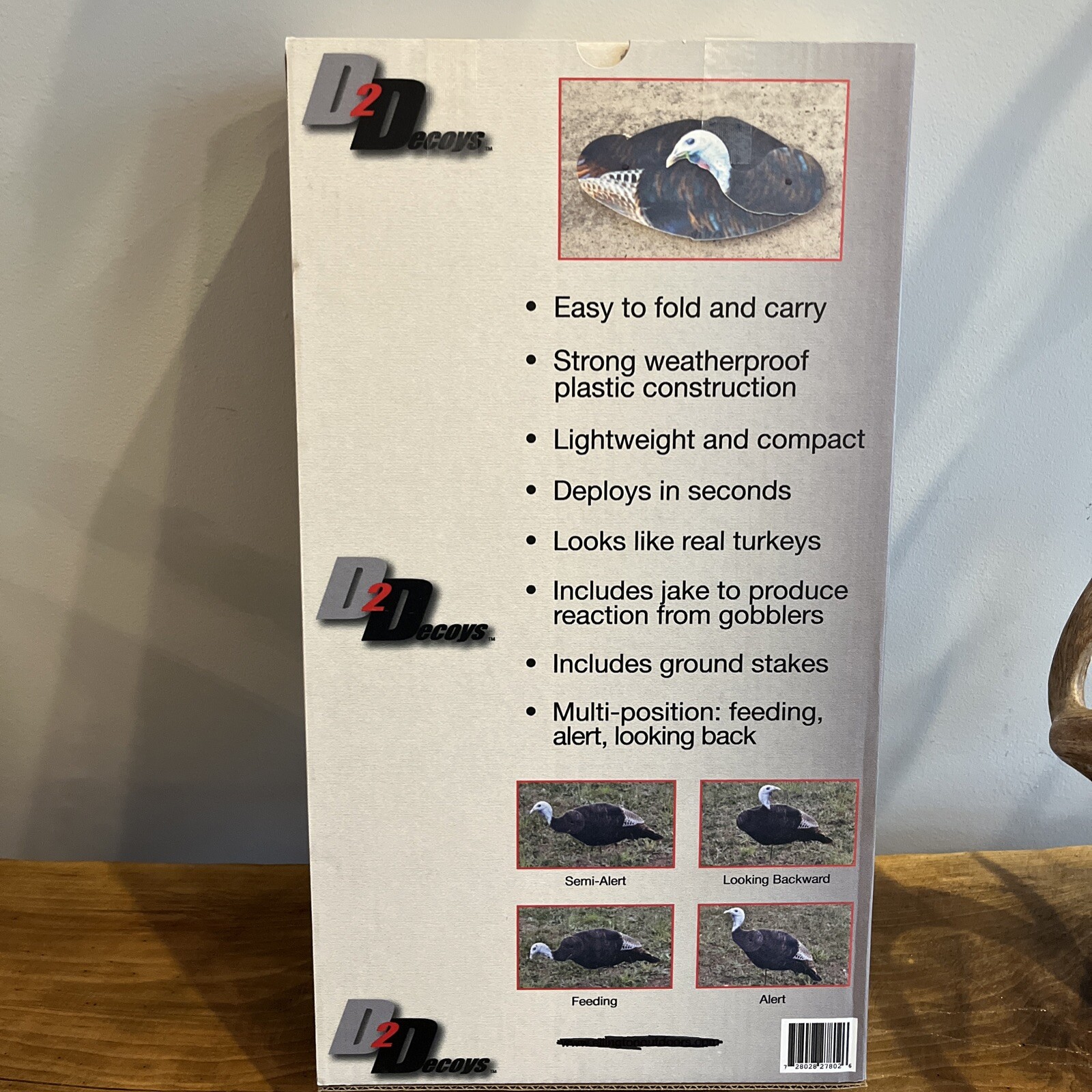 D2 Decoys 2D Turkey Decoy 2 Hens 1 Jake Skinny Pack Photo Foldable ...