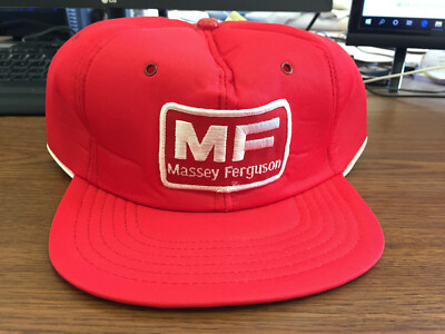 Vintage Massey Ferguson Red Snap Back Baseball Trucker Cap | eBay
