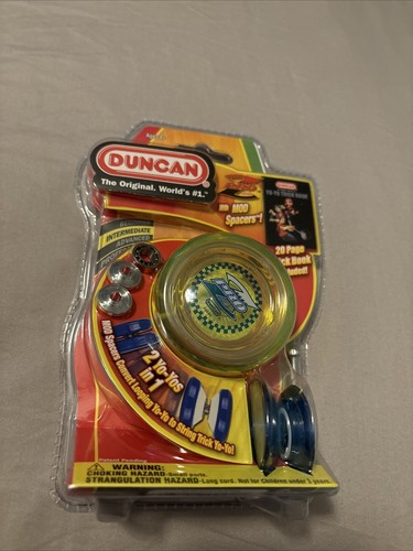 NEW Duncan Pro Z Translucent Neon Green Yo-Yo with Mod Spacers and ...