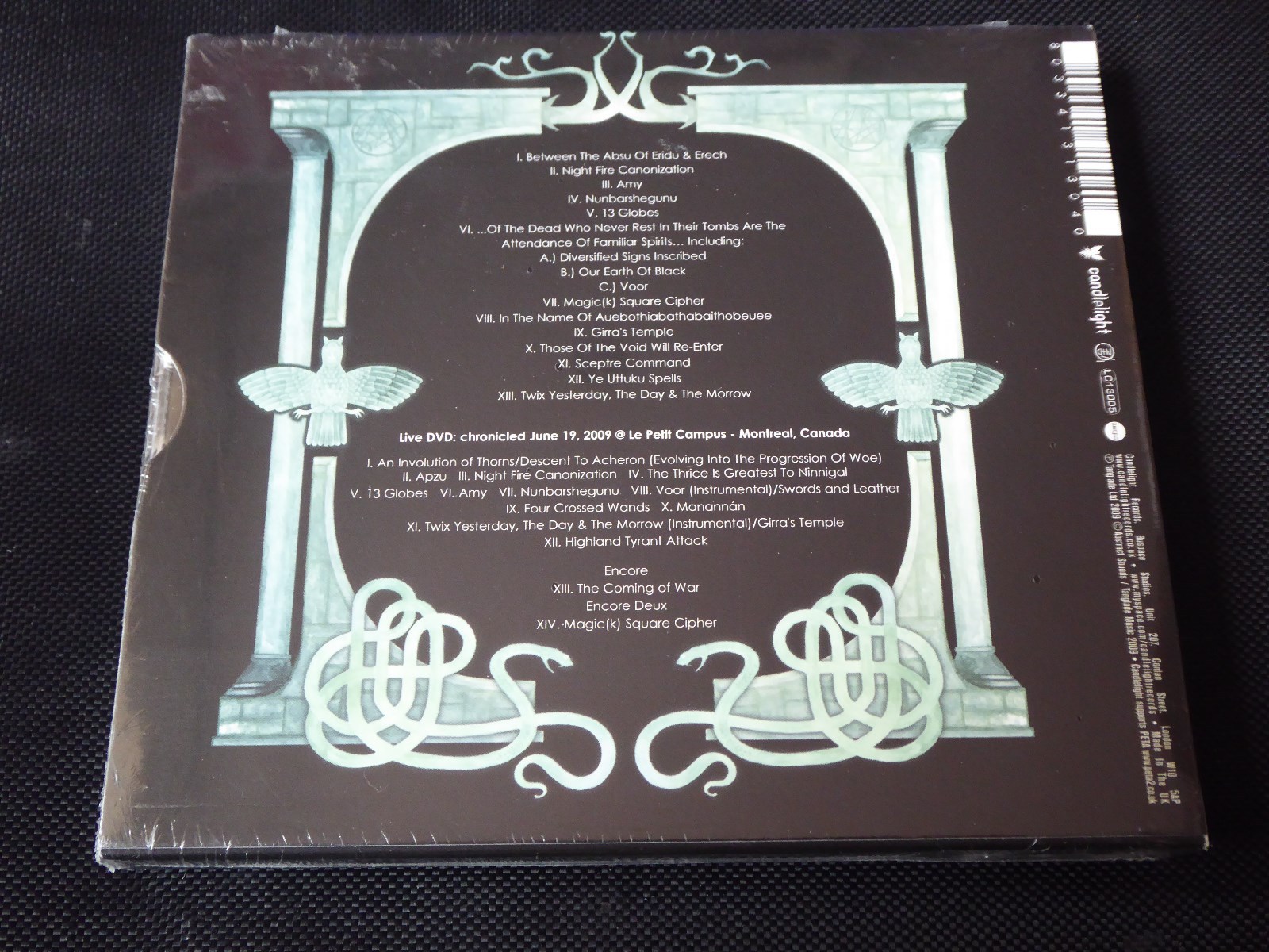 Absu - Absu (SEALED NEW LIMITED TOUR EDITION CD & DVD 2009) Ft Members ...