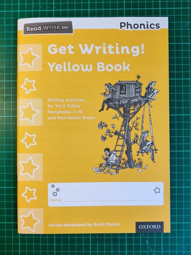 Read Write Inc. Phonics: Get Writing! Yellow Book Pack by Miskin Ruth ...