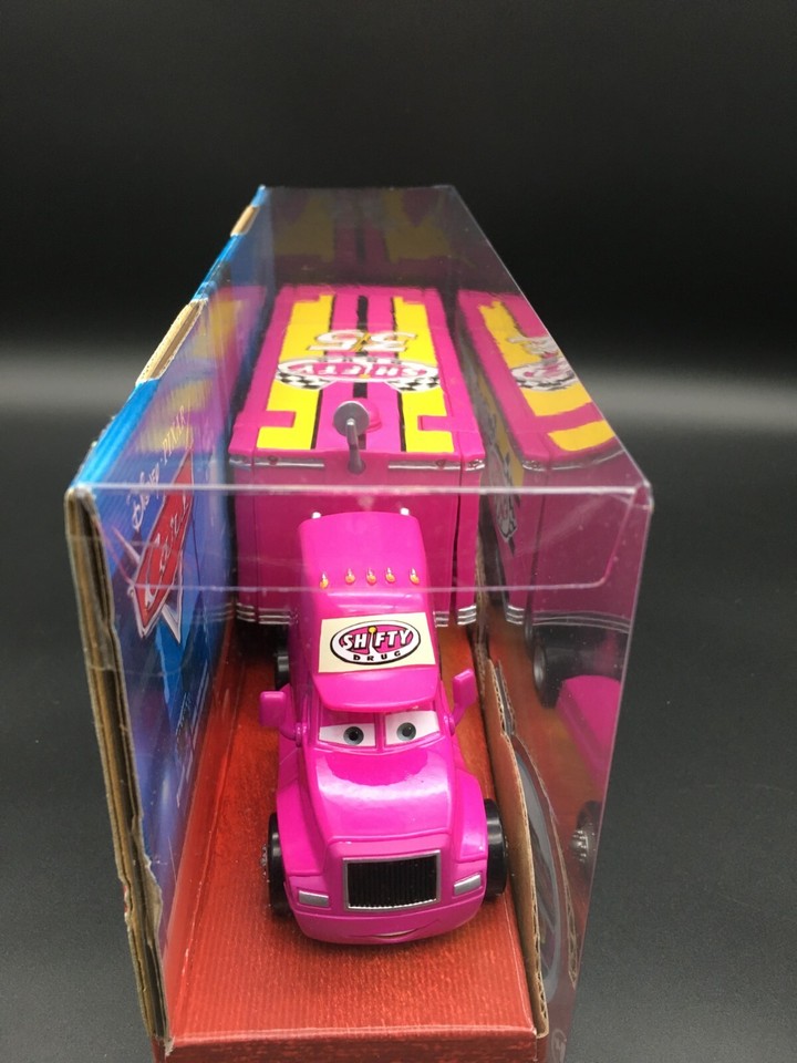 Disney Pixar Cars Shifty Drug Hauler Semi 17 Pink Final Lap US ...