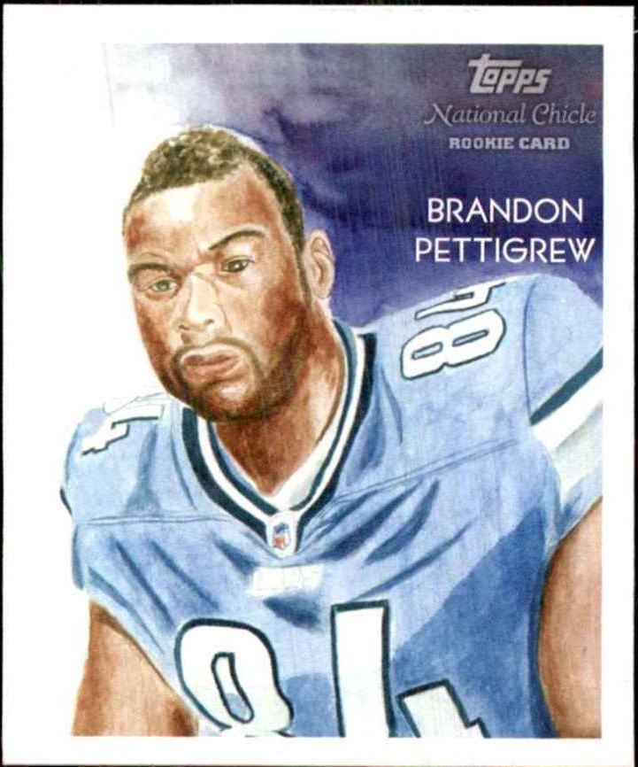 2009 Topps National Chicle - Brandon Pettigrew #C99 Mini Bazooka Back ...