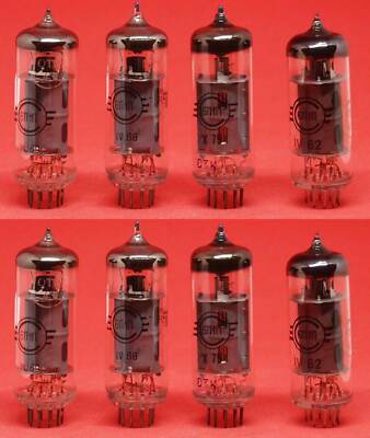 8 pcs x 6P1P- EV VINTAGE TUBES PINOUT DIFFERENCE 6AQ5 = EL90 = N727 ...