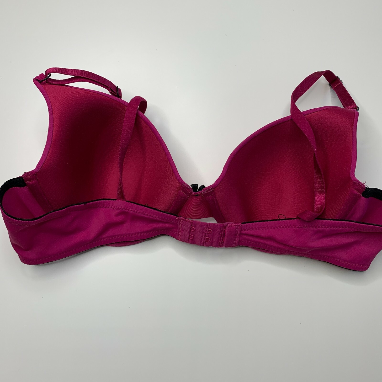 Maidenform Bra 38B Underwire Satin Seamless Padded Cu… - Gem