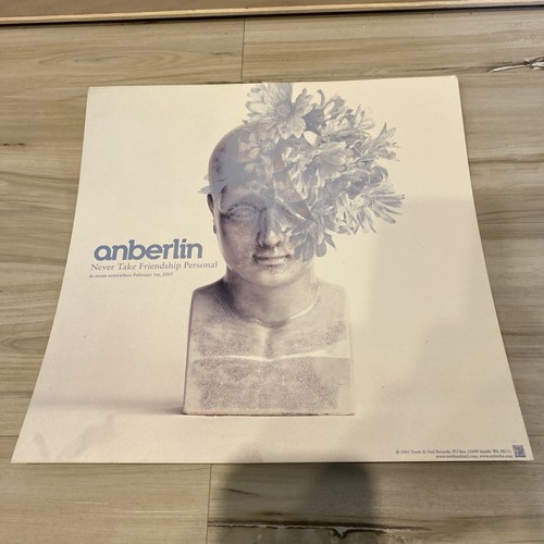 Anberlin Never Take Friendship Personal , 12x12 Album Flat Poster ...