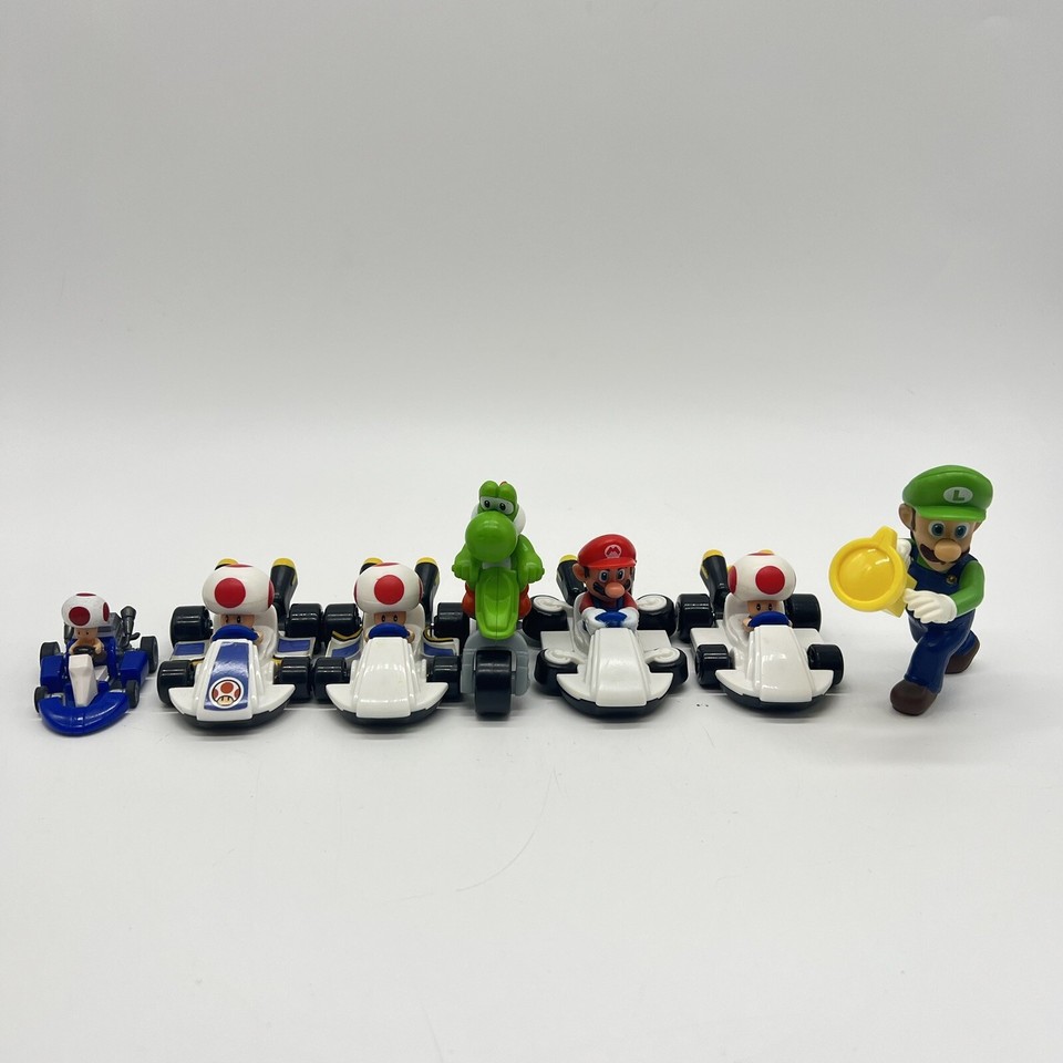 McDonald’s Happy Meal Toy Super Mario Bros Mario Kart Toy Lot Of 7 ...