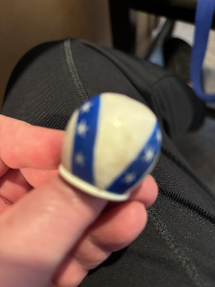 Vintage 1970s Evel Knievel Blue Stripe Helmet for 7" Action Figure | eBay
