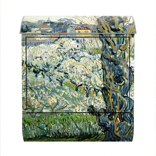 Design Mailbox with Newspaper Compartment Letter Box Art Van Gogh View ...