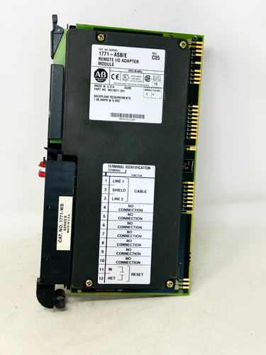 Allen Bradley 1771-ASB/E Remote I/O Adapter Module 5VDC P/N 96218071 ...