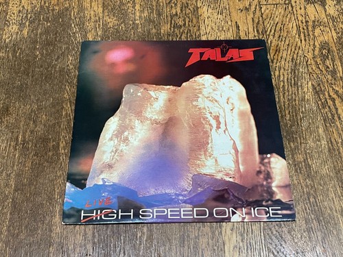 Talas LP - Live Speed on Ice - Combat Records MX8005 1984 + Merch Form ...