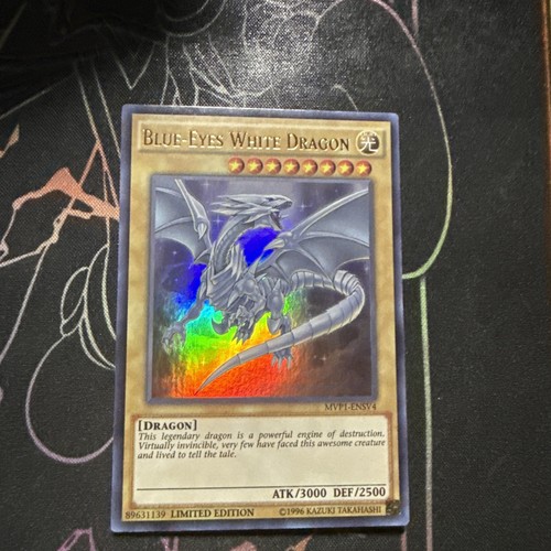 YUGIOH! Blue-Eyes White Dragon MVP1-EN055 MVP1-ENSV4 Ultra Rare NM | eBay