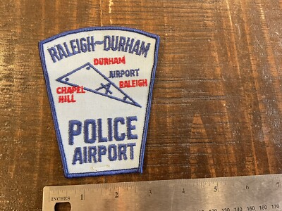 ORIGINAL VINTAGE RALEIGH DURHAM AIRPORT POLICE PATCH | eBay