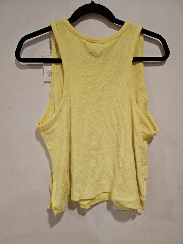 Women's Terry Tank Top A New Day Yellow Size 2X New | eBay