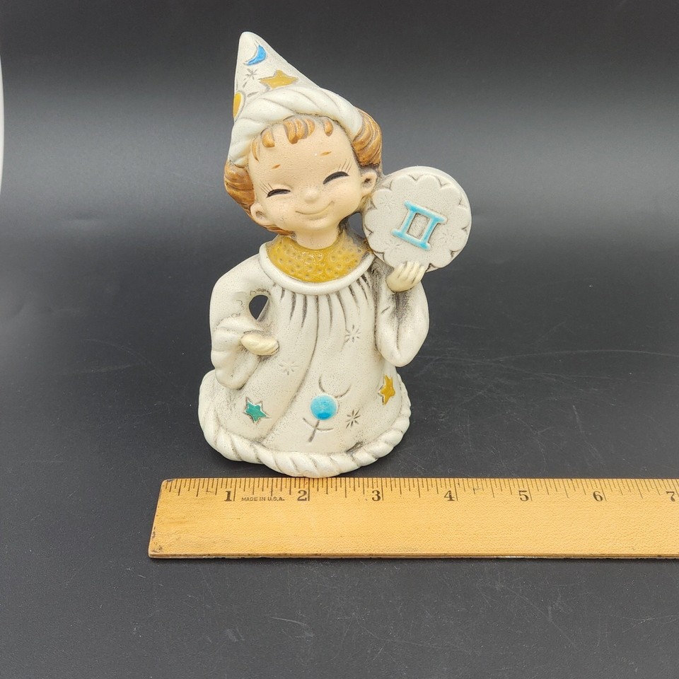 Vintage Joseph Originals Wizard Boy Figurine Gemini Zodiac Astrology ...