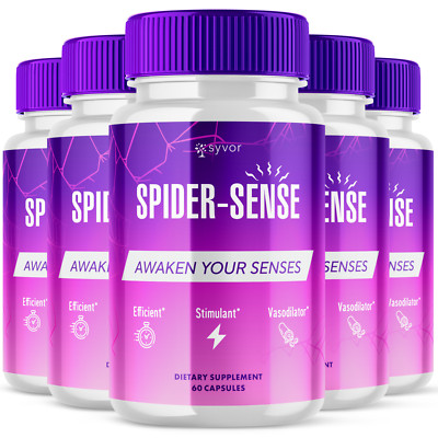 Spider Sense Pills for Men Max Strength Male Support Formula 300 ...