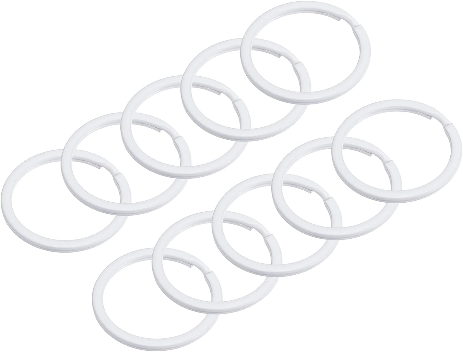 Split Keychain Rings, 30Mm/1.2Inch round Flat Key Holder for Keys ...