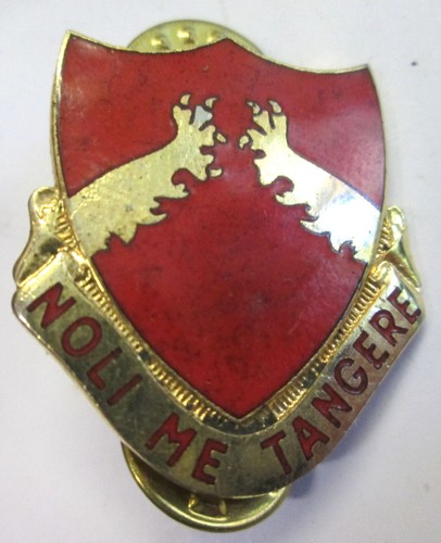Insigne : 321st Field Artillery Regt - " Unit Crest" US Army - NOLI ME ...