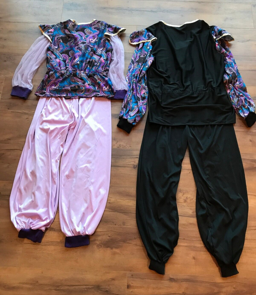 Vintage Rubie's Costume Co. His + Hers Genie Costumes Play Stage ...