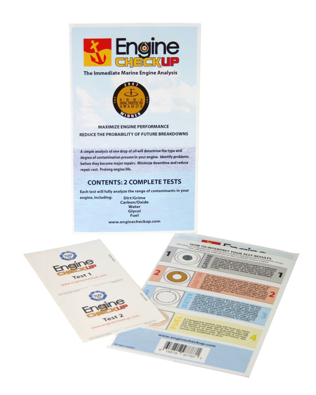 Engine Check Up Marine Engine Analysis Diagnostic Tool 6 Tests with ...