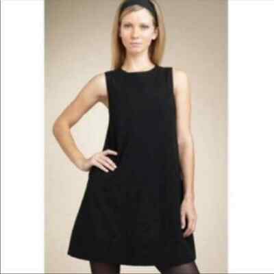 Theory Kiah Wool Gray Tunic Dress size 4 Sleeveless with Pockets AQ | eBay