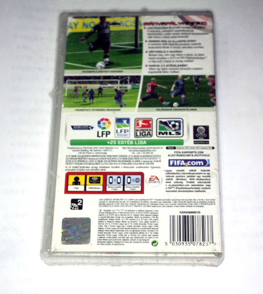 SEALED BRAND NEW FIF10 SOCCER10 FOOTBALL(SONY Playstation Portable PSP ...