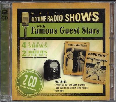 OLD TIME RADIO SHOWS with Famous Guest Stars - Near-Mint / 2 hrs on 2 ...