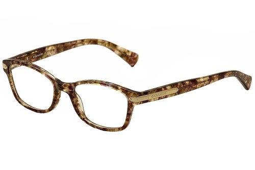Coach Eyeglasses HC6065 6065 5287 Confetti Light Brown/Gold Optical ...