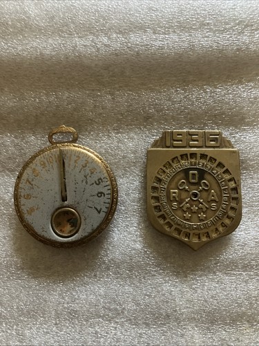 Vintage Ovaltine Radio Orphan Annie 1938 Sun Dial Compass & 1936 ...