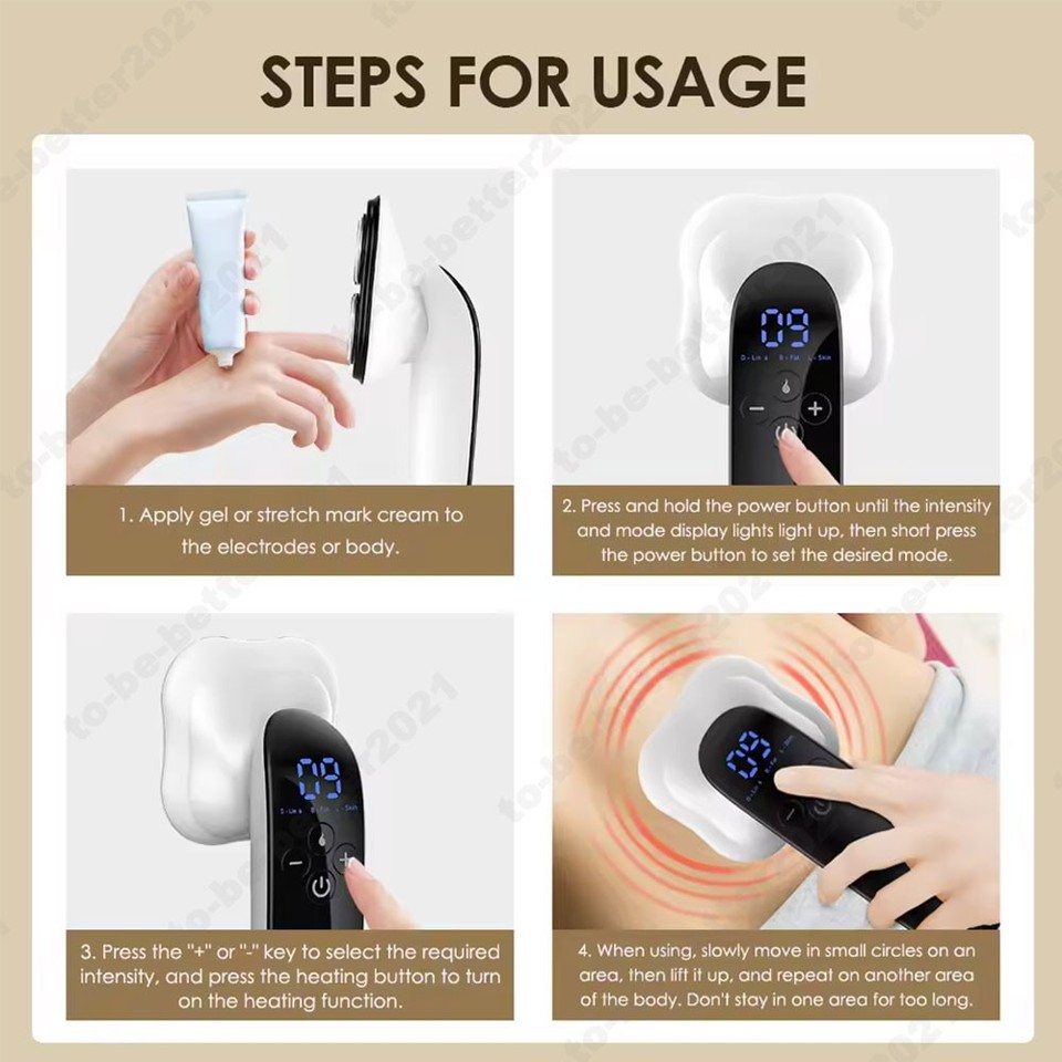 Rechargeable USB Slimming Fat Burning Body Shaping Device Home Radio ...