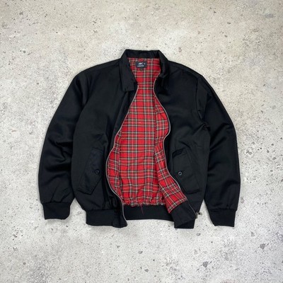 Vintage 90s Baracuta G9 Style Bomber Jacket Black JBC Made in England ...