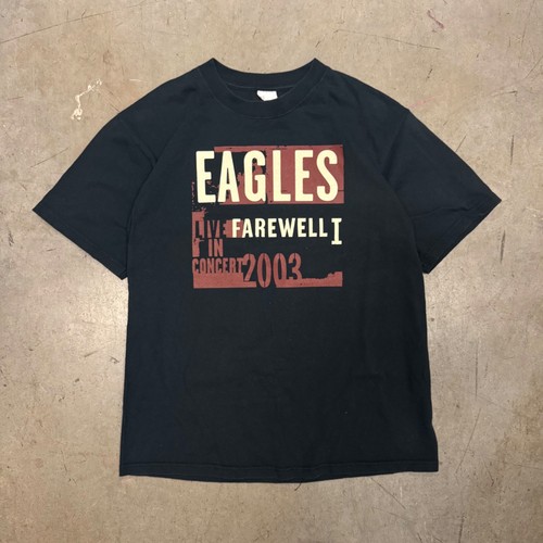 VTG Y2K 2003 Eagles Farewell Tour Graphic T Shirt Rock Band Music ...