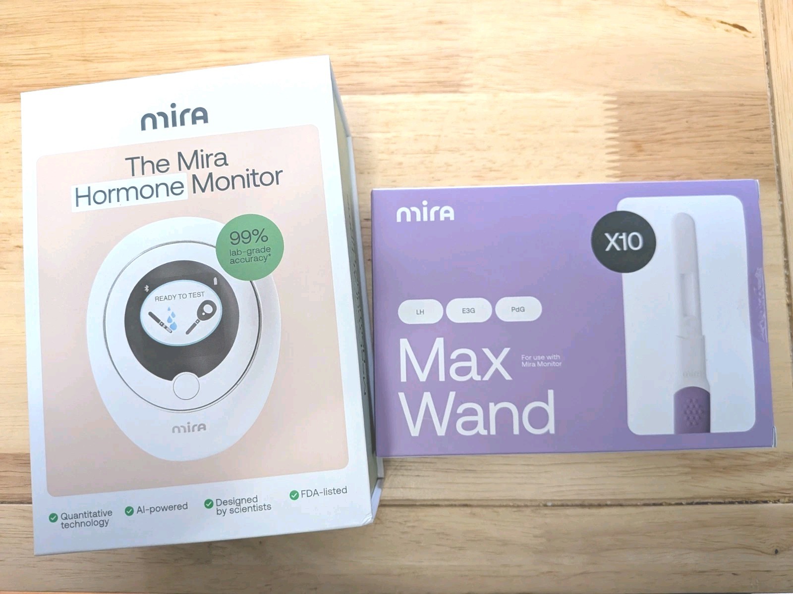 MIRA Fertility Tracking Monitor Kit with 10 Ovulation Test Wands ...