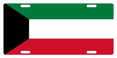 KUWAIT Flag Custom License Plate NATIONAL Emblem ORIGINAL Version | eBay