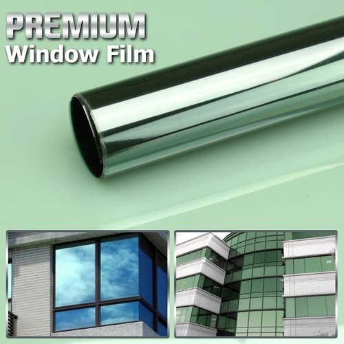 Window Tint One Way Mirror (Chrome Style ONLY) UV Heat Reflective Home ...