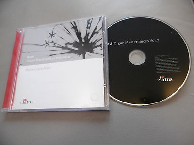 BACH ORGAN MASTERPIECES VOLUME 2 MARIE-CLAIRE ALAIN CD ALBUM WARNER ...