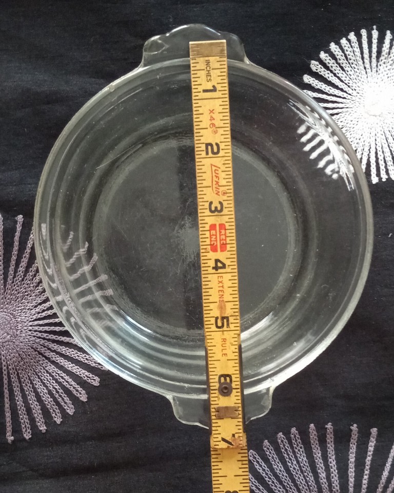 Antique pre-1920s Pyrex $ TM Reg, US Pat Off, Clear Casserole Dish 021 ...