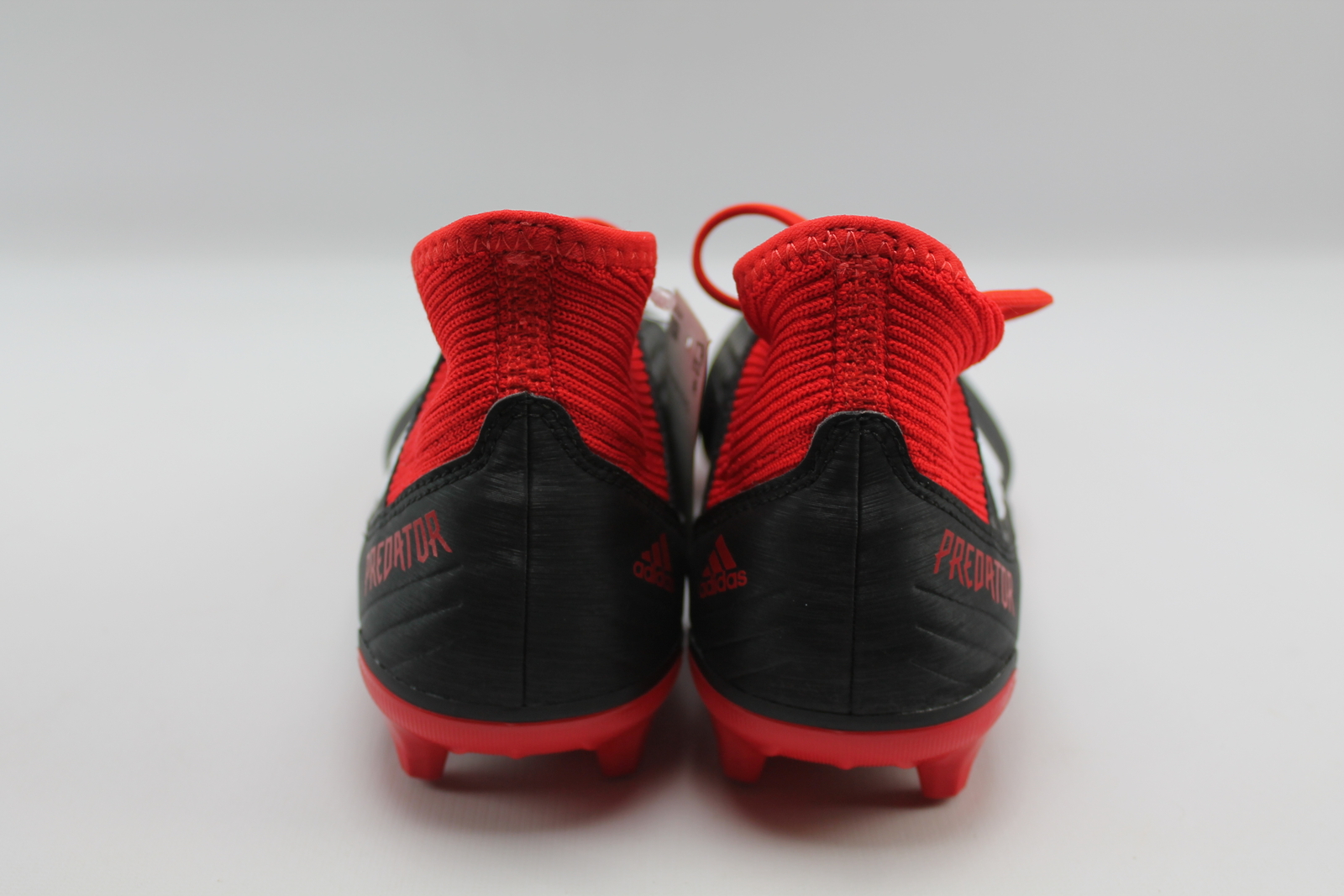 Adidas Predator 18.3 Soccer Cleats Black Red High Top Men's 10.5 Red Laces