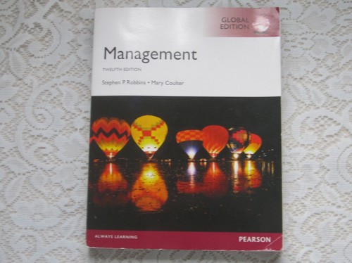 Management 12 edition-paperback- Stephen Robbins & Mary Coulter ...