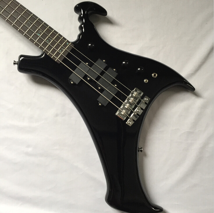 Warwick Electric Bass Guitar 4-strings Buzzard Black Number Inlay fast ...