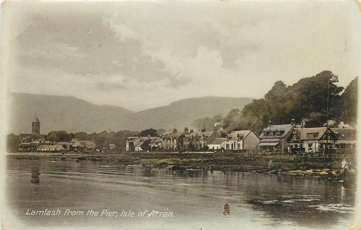 Lamlash Isle Of Arran Scotland Lamlash From The Pier OLD PHOTO | eBay