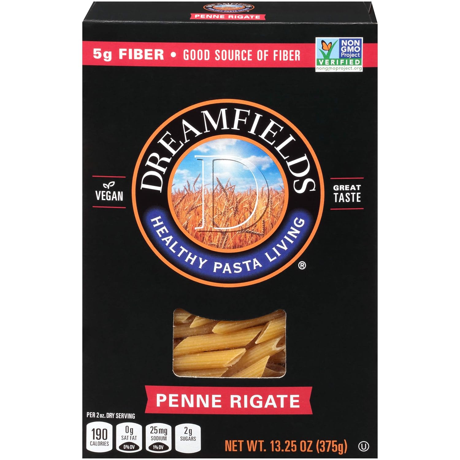 Dreamfields Pasta Dreamfields Healthy Pasta Living Penne Rigate, 13.25 ...