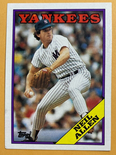1988 TOPPS CHEWING NEIL ALLEN / YANKEES #384 BASEBALL CARD | eBay.de