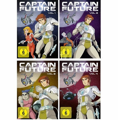 Captain Future Vol. 1 bis 4 Komplett DVD Set deutsch NEU (2, 3) | eBay