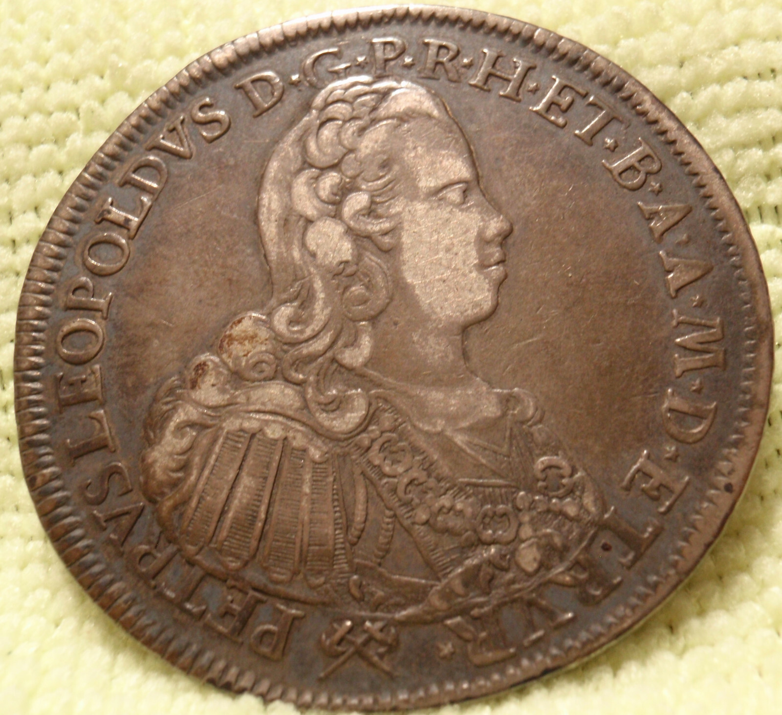 ITALY/ITALIAN STATES TUSCANY 1769 1 FRANCESCONE SILVER COIN, XF Pietro ...