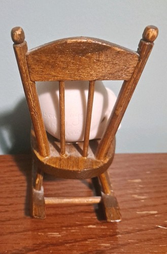 Vintage 1996 Humpty Dumpty Egg Sitting On A Rocking Chair Allyson Nagel ...