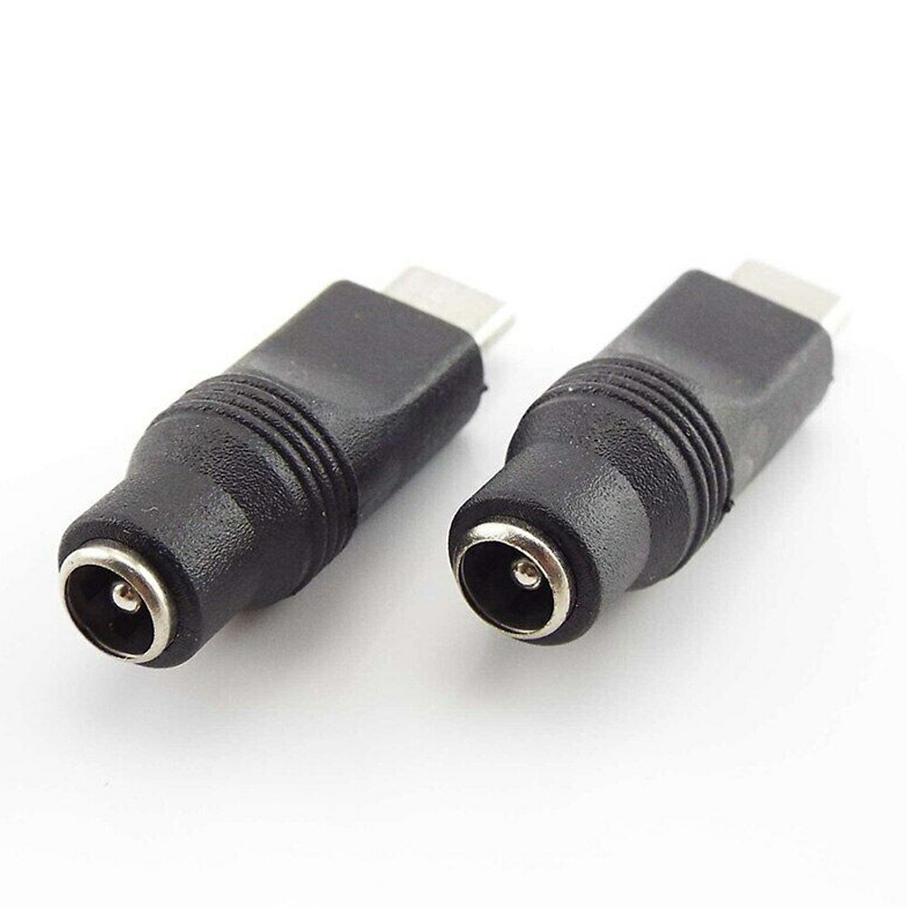10x DC Power Adapter Type-C USB Male to DC 5.5x2.1mm Female Jack ...