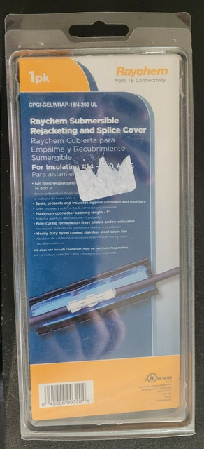 Tyco Submersible Rejacketing Splice Cover CPGI-GELWRAP-18/4-200UL 14 4/ ...