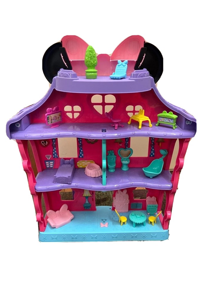 Mickey and mini mouse play house and figures toys | eBay