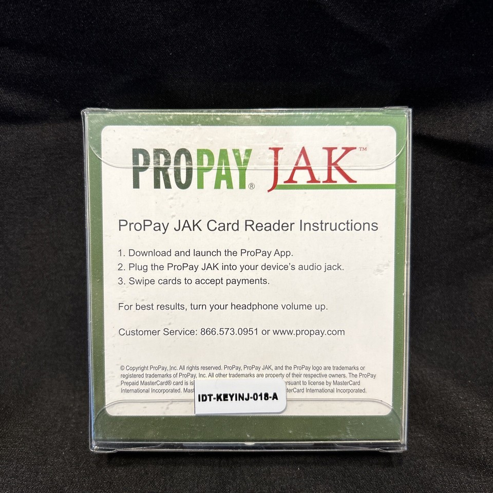 PROPAY JAK CARD READER New | eBay